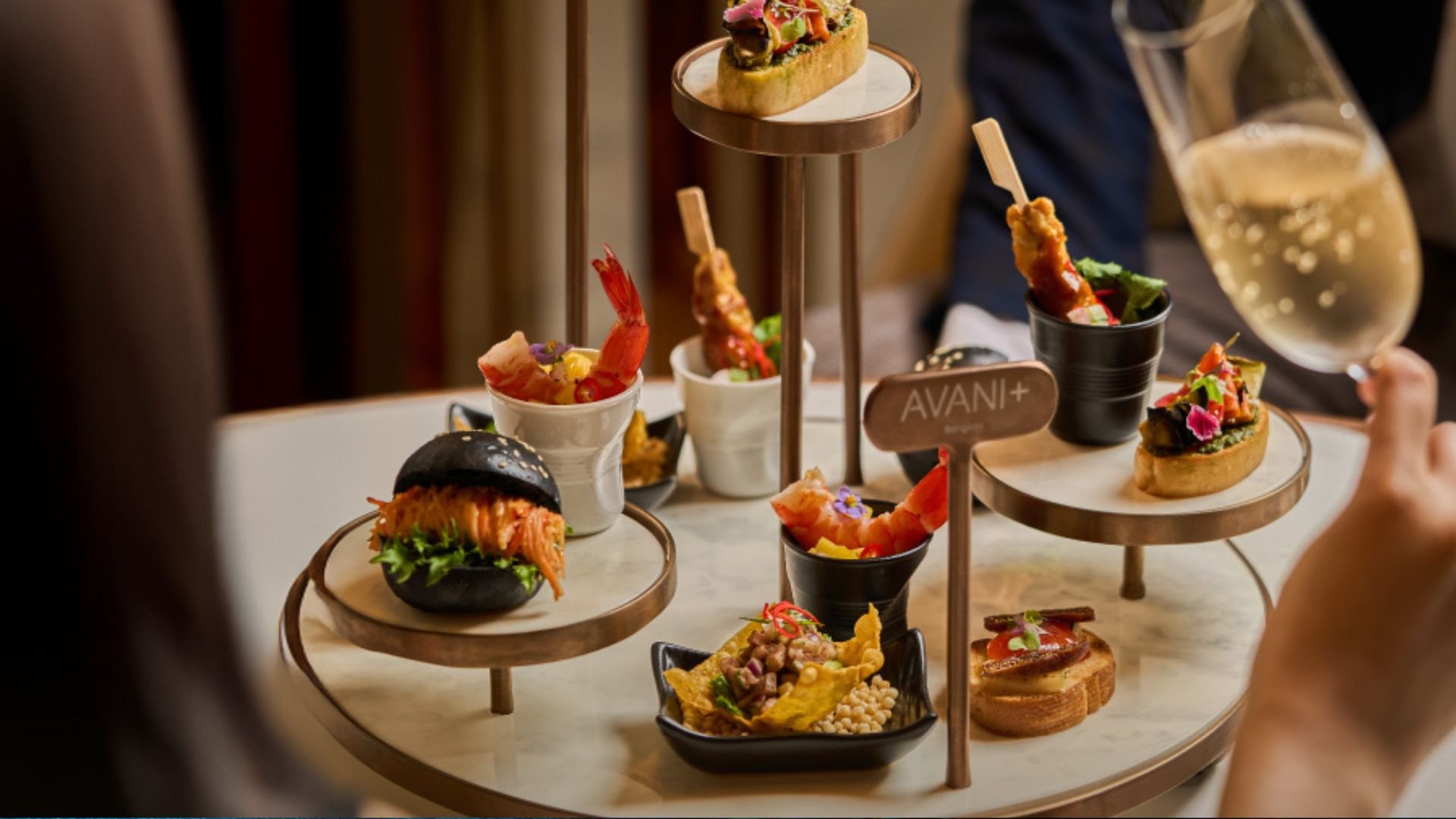 Canapé hour for three guests - Avani+ Riverside Bangkok Hotel - GHA ...